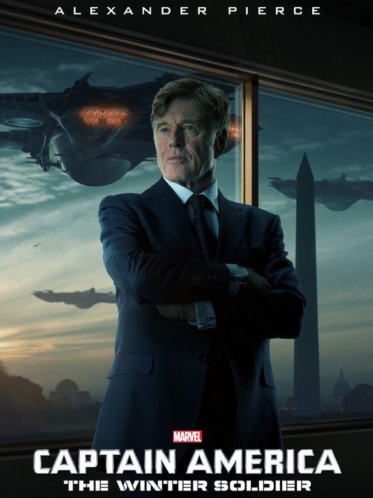 Poster zeigt Robert Redford in Captain America: Winter Soldier | Robots ...